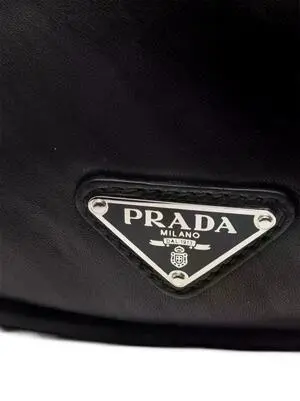 Prada 2010s Enamelled Triangle-logo Belt Bag