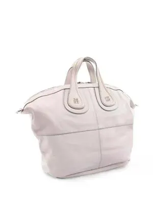 Givenchy 2000s Nightingale Leather Handbag - Grey