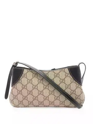 Gucci 2010s Small Gg Emblem Shoulder Bag - Neutrals