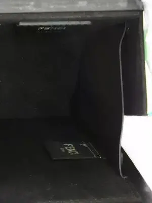 Fendi Vertical Box Vertigo Zucca Leather Crossbody Bag