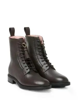 Fabiana Filippi Tassel-detail Lace-up Boots - Brown