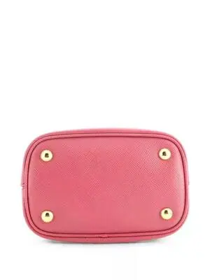 Prada Panier Saffiano Leather Small Bucket Bag