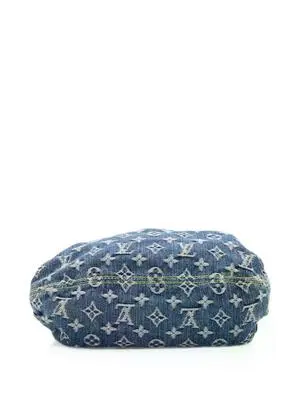 LOUIS VUITTON Monogram Denim Satchel Handbag