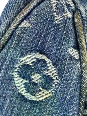 LOUIS VUITTON Monogram Denim Satchel Handbag