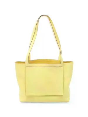 Hermès 31 Cabasserie Clemence Tote Bag - Yellow