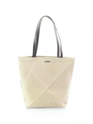 Loewe 2010s Puzzle Fold Tote Bag - Neutrals