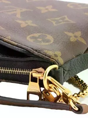 LOUIS VUITTON Monogram Canvas Pallas Clutch Bag