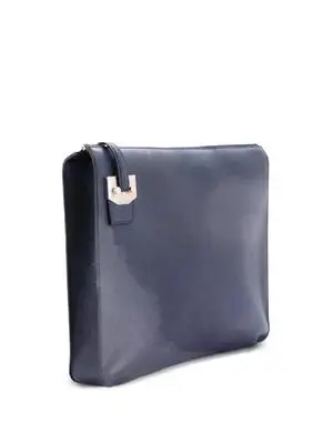 Hermès Cityhall Pouch Epsom Clutch Bag - Blue