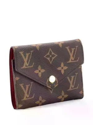 LOUIS VUITTON Victorine Wallet Monogram Canvas Small Wallets