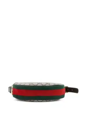 Gucci Ophidia Half Moon Bag - Brown