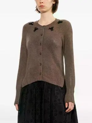 Simone Rocha Bead-embellished Cardigan