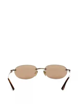 Chimi Cadenza Oval-frame Sunglasses - Gold