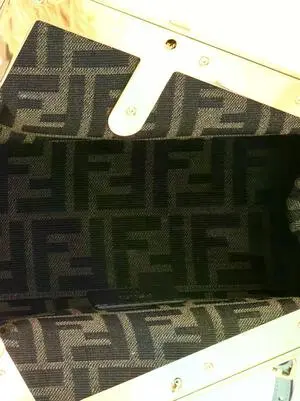 Fendi First Bag Leather Small Clutch Bag