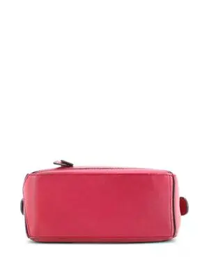 Loewe Puzzle Bag Leather Mini Crossbody Bag - Red