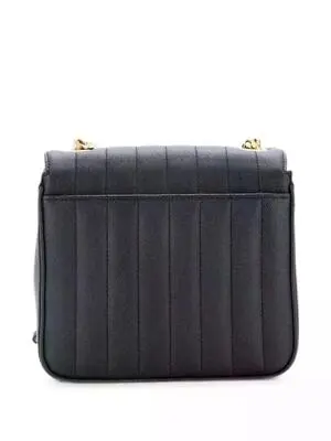 Saint Laurent Vicky Vertical Quilted Grainy Leather Medium Crossbody Bag
