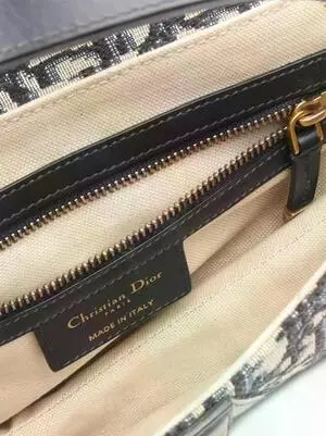 Dior Saddle Oblique Jacquard Shoulder Bag