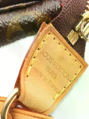 LOUIS VUITTON 2005 Monogram Cerises Pochette Accessories Handbag