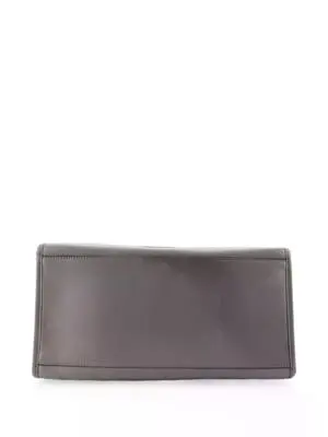 Fendi Sunshine Shopper Leather Large Tote Bag - Green