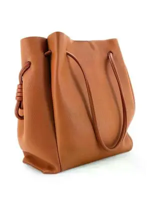 Loewe Flamenco Knot Leather Large Tote Bag