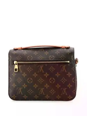LOUIS VUITTON Monogram Canvas Pochette Metis Crossbody Bag - Brown