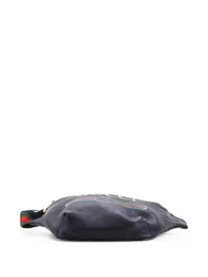 Gucci Logo Printed Leather Belt Bag