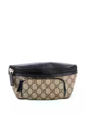 Gucci Gg Coated Canvas Medium Belt Bag - Brown