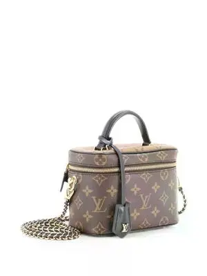 LOUIS VUITTON Reverse Monogram Canvas Pm Satchel