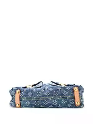 LOUIS VUITTON Baggy Handbag Denim Pm Hobo Bag