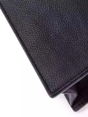 LOUIS VUITTON Mylockme Chain Pochette Leather Mini Shoulder Bag - Black