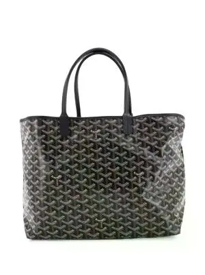 Goyard Saint Louis Coated Canvas Pm Tote Bag - Black