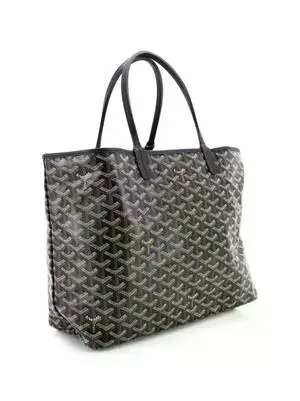 Goyard Saint Louis Coated Canvas Pm Tote Bag - Black