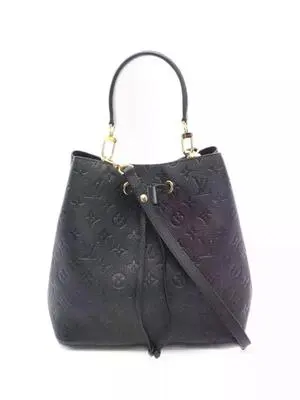 LOUIS VUITTON 2021 Néonoé Monogram Empreinte Handbag - Black