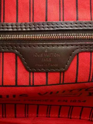 LOUIS VUITTON Damier Ebene Pm Neverfull Tote Bag - Brown