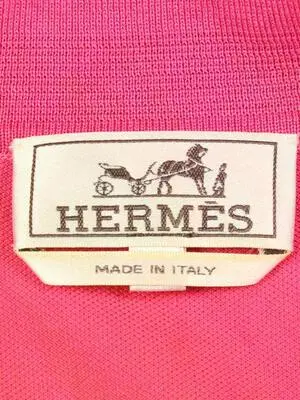 Hermès 2010s H Embroidery Polo Shirt