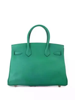 Hermès Birkin Epsom Handbag With Gold Hardware 30 Tote - Green