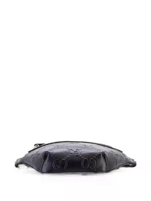 Gucci Gg Embossed Perforated Leather Small Belt Bag
