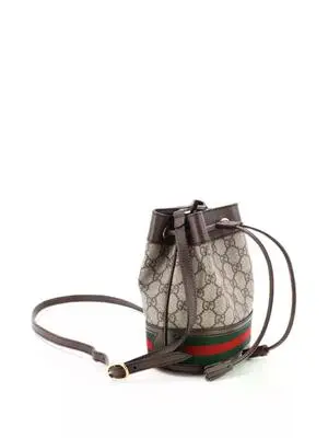 Gucci Ophidia Gg Coated Canvas Mini Bucket Bag
