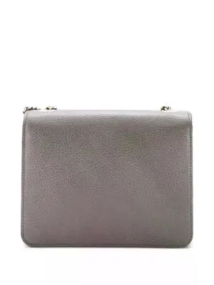 Gucci Interlocking Leather Small Shoulder Bag - Grey