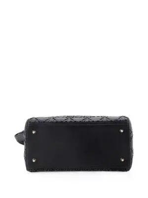 Dior Lady Beaded Cannage Quilt Leather Satchel