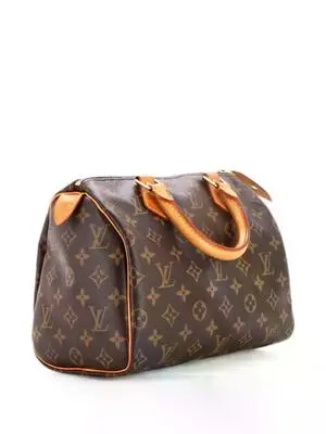 LOUIS VUITTON Speedy Handbag Monogram Canvas 25 Satchel