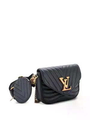 LOUIS VUITTON New Wave Multi Pochette Quilted Leather Crossbody Bag