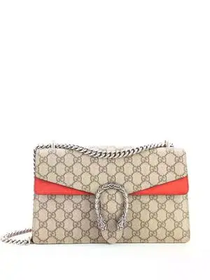 Gucci Dionysus Bag Gg Coated Canvas Small Shoulder Bag - Brown