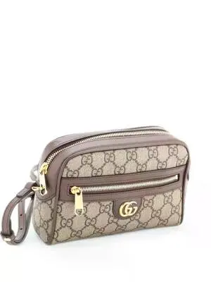 Gucci Ophidia Gg Coated Canvas Mini Shoulder Bag - Brown