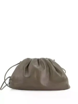 Bottega Veneta The Pouch Leather Mini Crossbody Bag - Green