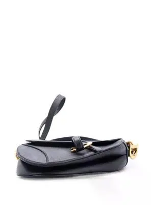 Dior Saddle Handbag Leather Medium Shoulder Bag