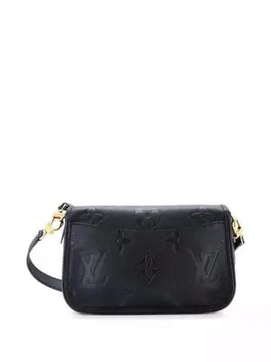 LOUIS VUITTON Monogram Empreinte Giant Shoulder Bag - Black