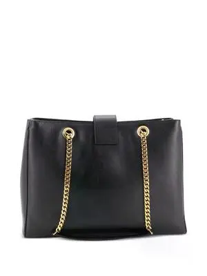 Saint Laurent Classic Monogram Shopper Leather Tote Bag