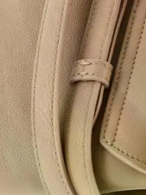 Celine Nino Top Handle Bag Leather Teen Satchel - Neutrals