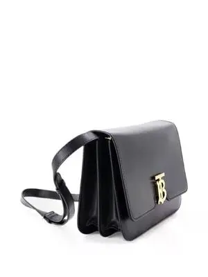 Burberry Tb Flap Bag Leather Medium Crossbody Bag