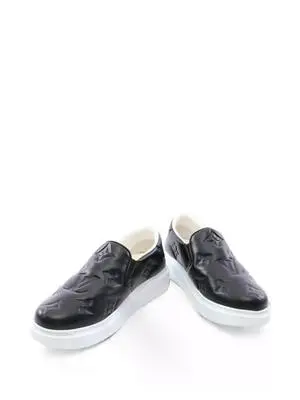 LOUIS VUITTON 2021 Beverly Hills Monogram-embossed Sneakers - Black